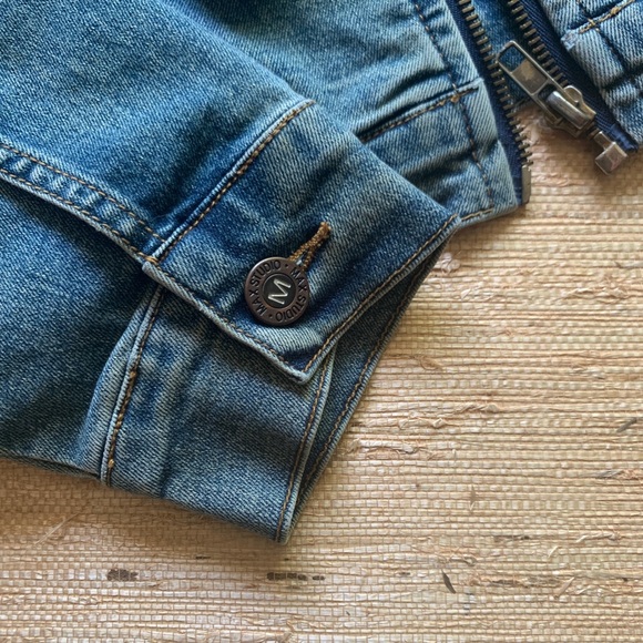 Max Studio | Jackets & Coats | Max Studio Silver Shooting Star Denim ...